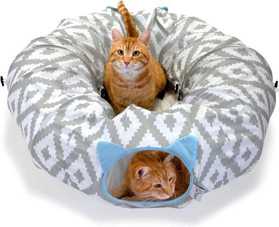 Groot Kattentunnelbed Pop-upbed Kattenspeelgoed voor Kitty City ...