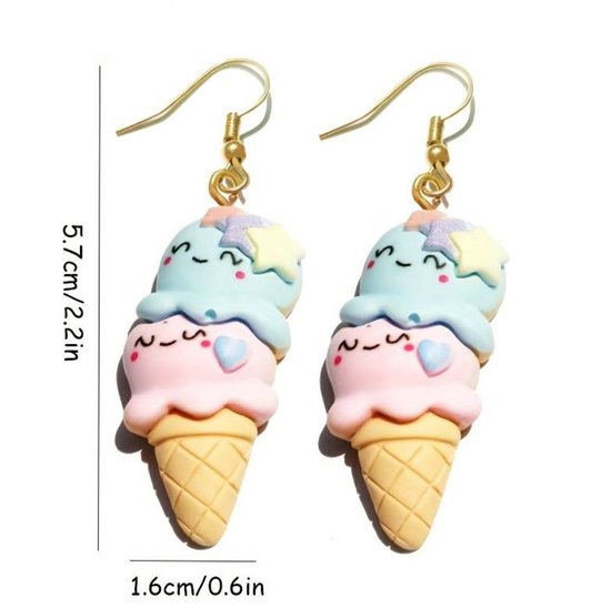 Oorbellen ijsjes | bol