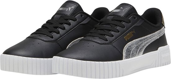 PUMA Carina 2.0 Metallic Shine Dames Sneakers - PUMA Black-PUMA Silver ...
