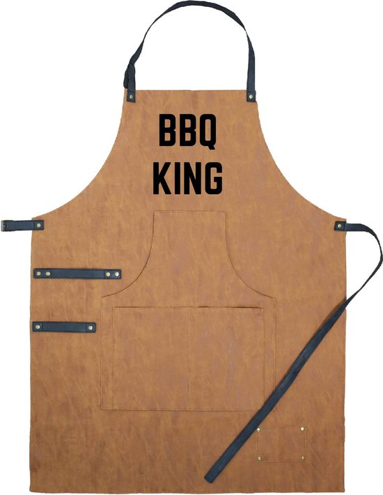 Schort leer BBQ King | bol