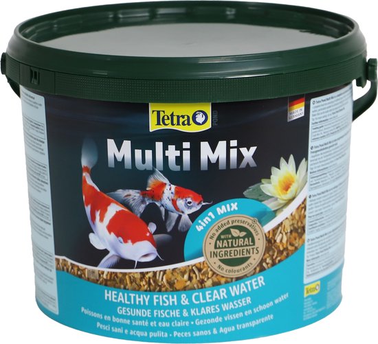 Tetra pond multi mix visvoer - emmer 10 liter | bol