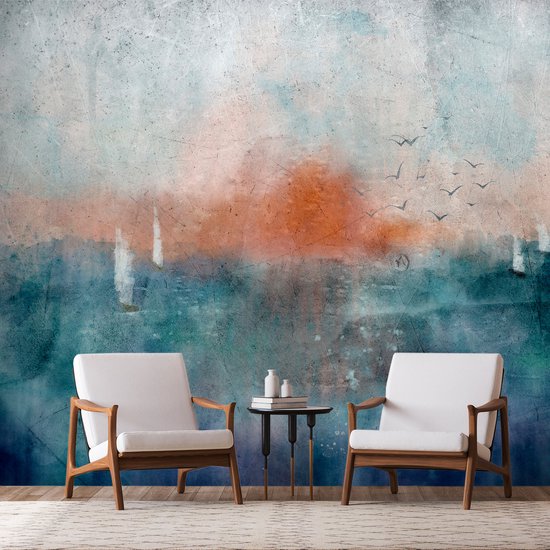 Zelfklevend fotobehang - Sunny Relief | bol