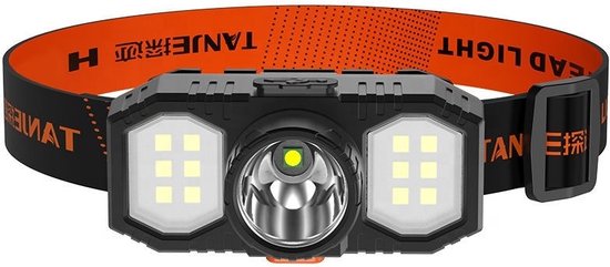 Hoofdlamp - LED hoofdlamp - Oplaadbare hoofoofdlamp - Hardloop verlichting -... | bol