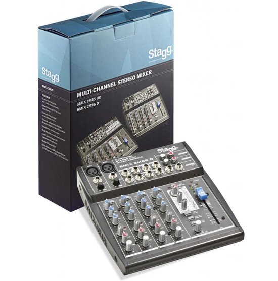 Stagg SMIX 2M2S UD, D Multi-Channel stereo mixer | bol