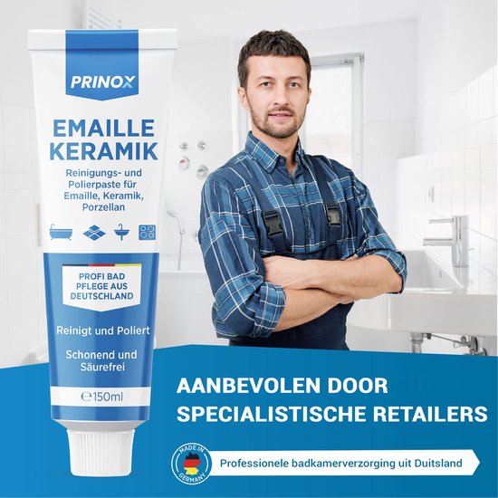 PRINOX® 150 ml Polijstpasta voor Emaille, Keramiek, Porselein, Glas ...