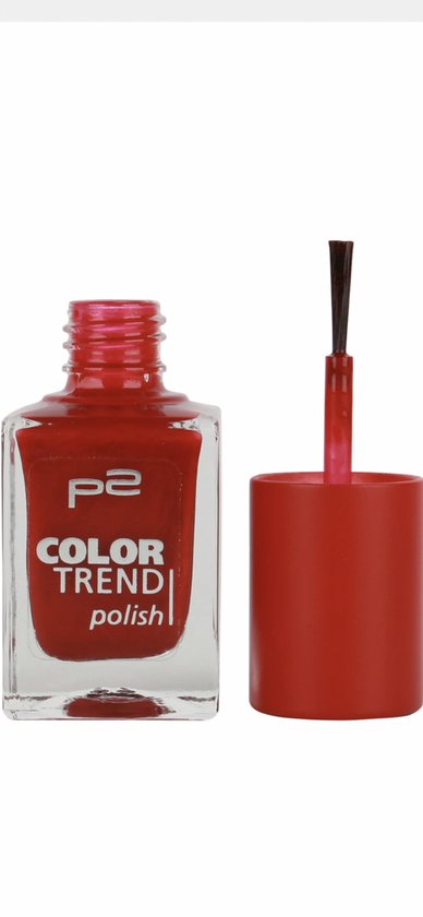 P2 Cosmetics EU ColorTrend Metallic Nagellak 030 Red Satin 10ml blood ...