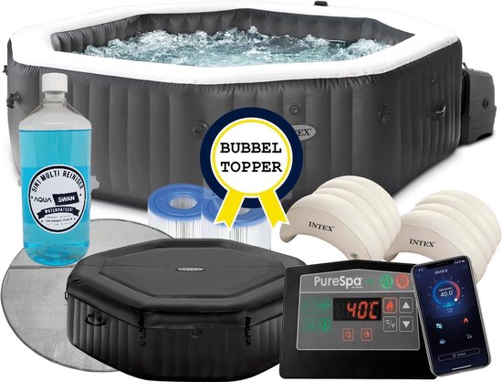 Intex PureSpa Jet & Bubble Deluxe 4p | 2023 | Ø 201cm | Intex jacuzzi ...