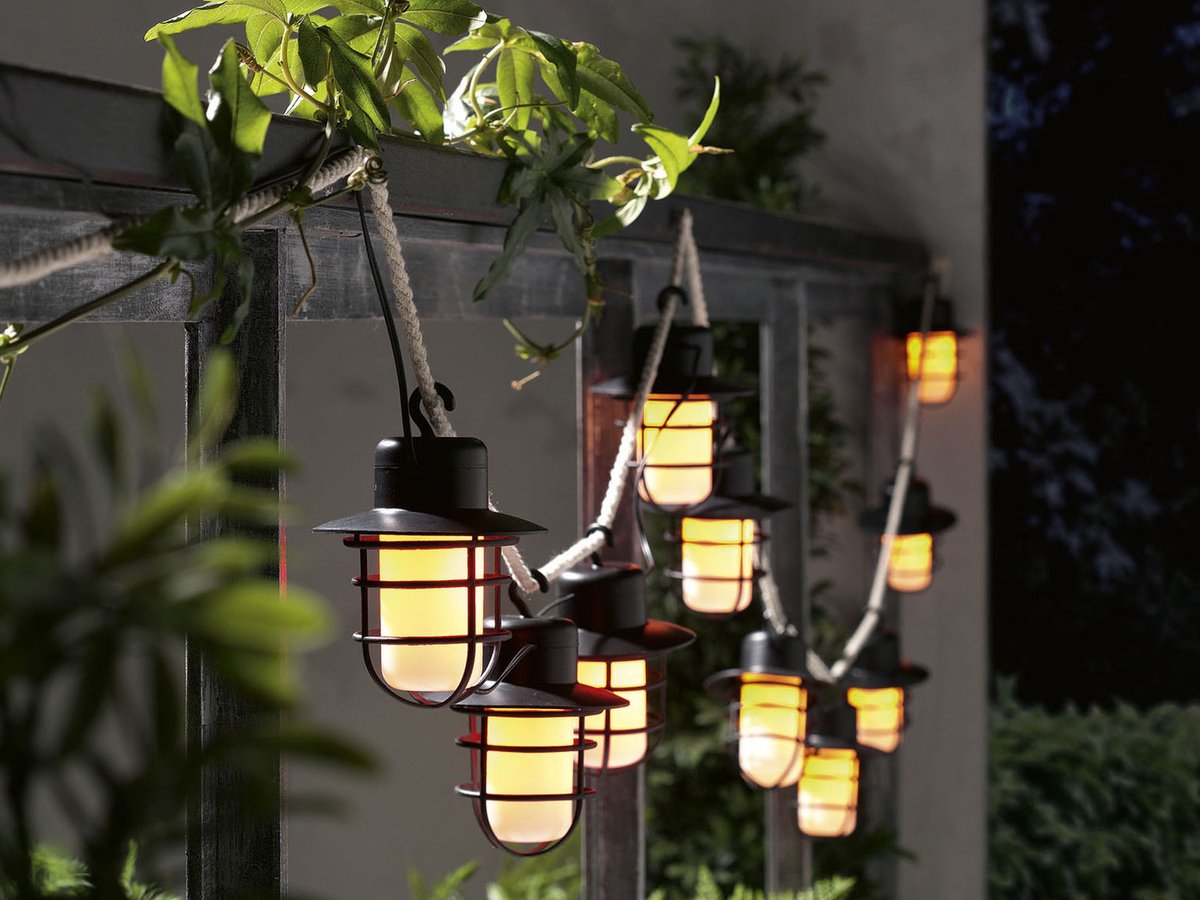 Solar Lichtsnoer 2M - Tuinverlichting - Lichtsnoer Zonneenergie - 6 ...