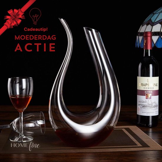 Premium decanteer karaf - Wijn decanteerder - Wijnschenker - Wijn karaf ...