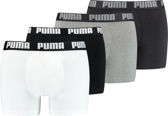 PUMA BASIC BOXER Mannen 4P - Maat L | bol