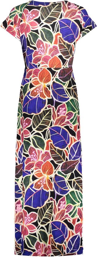 Geisha Jurk Jurk Allover Printed 37382 60 Jane Purple/green Dames Maat ...