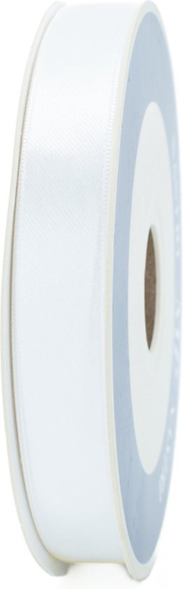 Wit Lint - Satijn Cadeaulint - 50 Meter x 15 mm - Inpaklint | bol