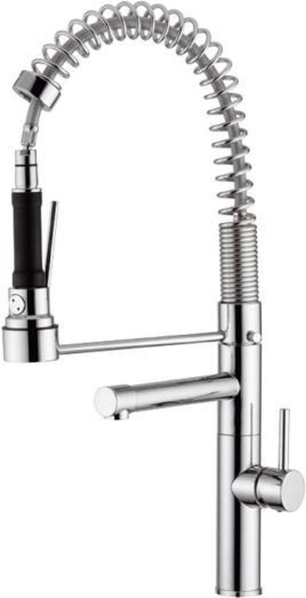 Boretti Vadena professionele keukenkraan Chroom | bol