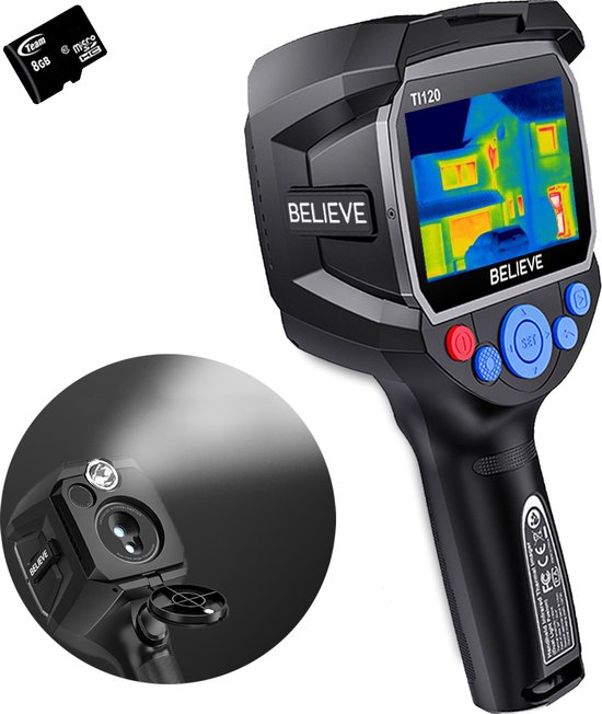 Believe Warmtebeeldcamera met Micro SD en Zaklamp - Infrarood Camera ...
