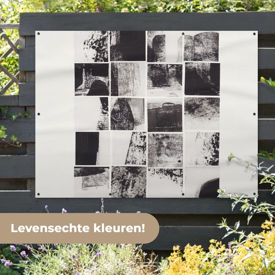 Mozaïek - Abstract - Zwart - Wit | bol.com