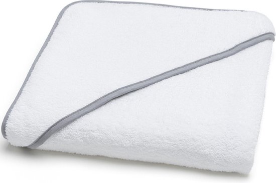 Torres Novas 1845 Poncho / Badcape Mira, Zilvergrijs - 90 x 90 cm ...