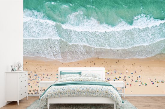 Zee - Strand - Parasols - Water - Zomer - Behangpapier | bol