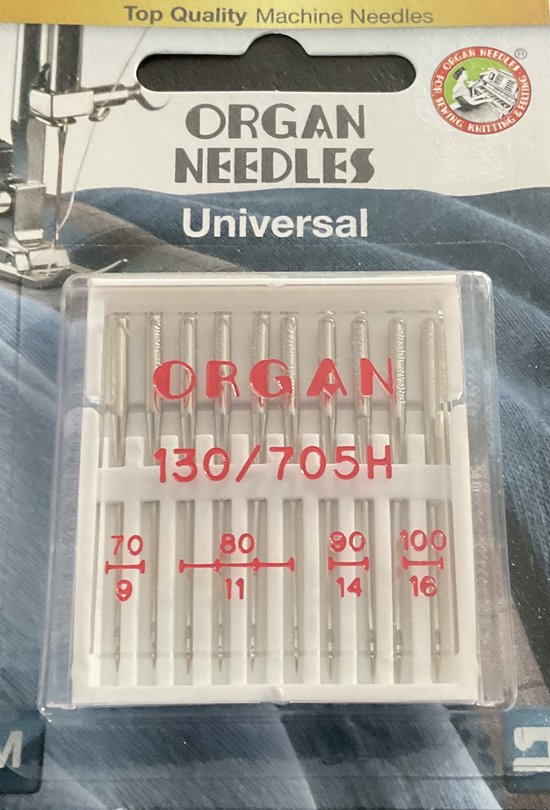 Universeel naalden assortiment 10 naalden van Organ diverse maten | bol.com