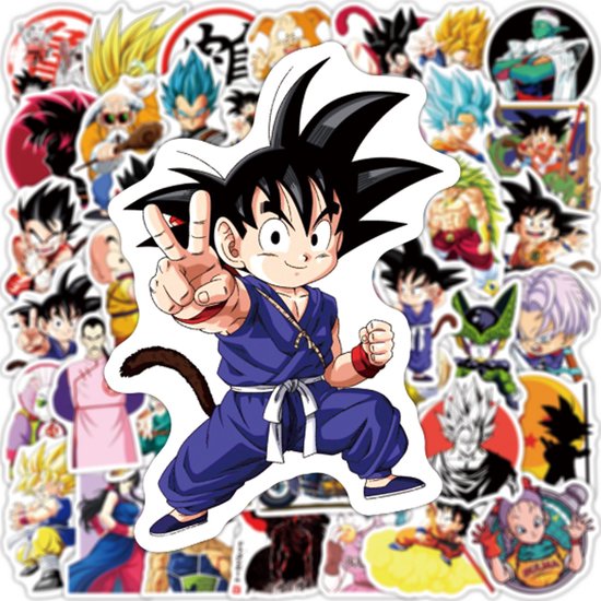 Dragon Ball Z Stickers - 50 Stuks - DBZ Stickers - Dragon Ball Z Manga ...