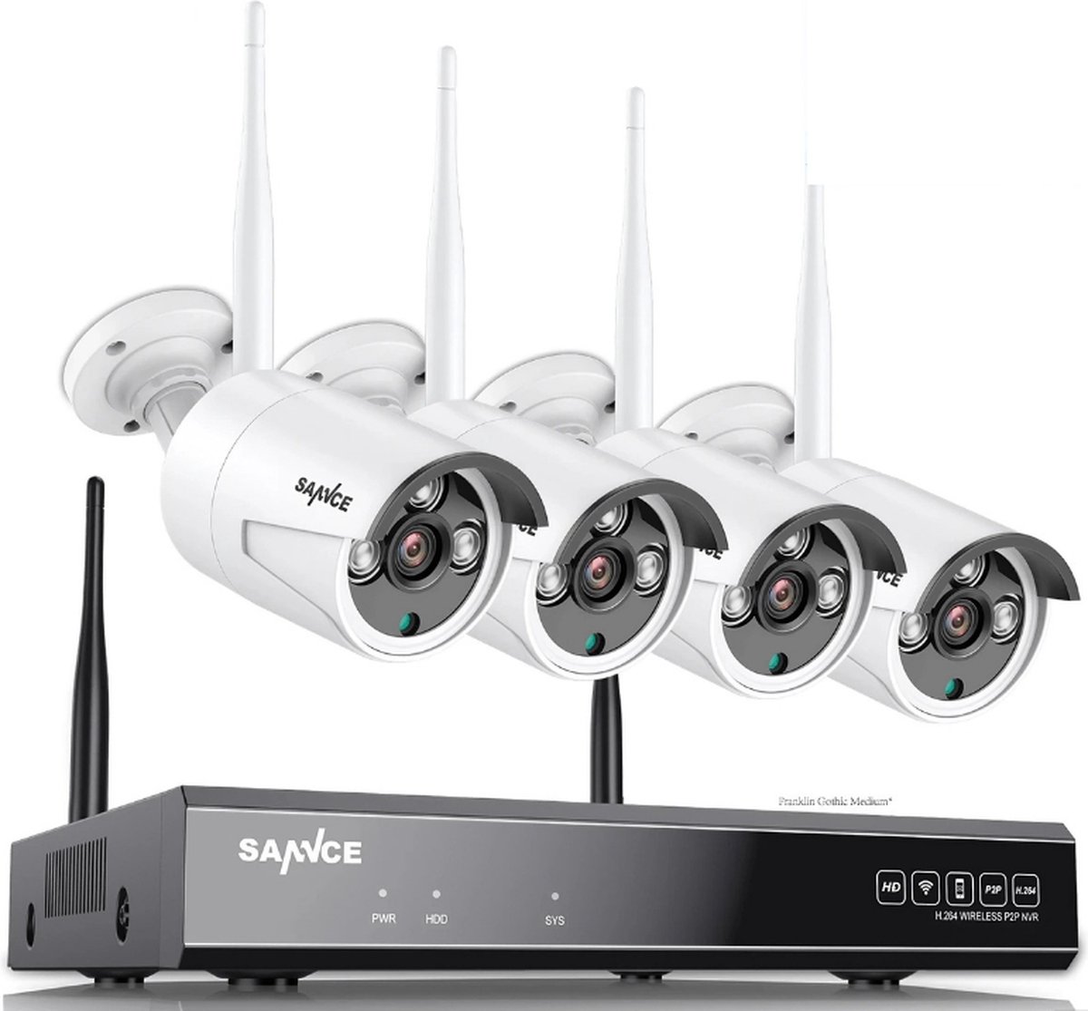 Caméra Extérieure Wifi Avec App - Sans Fil - Caméra De Surveillance ...
