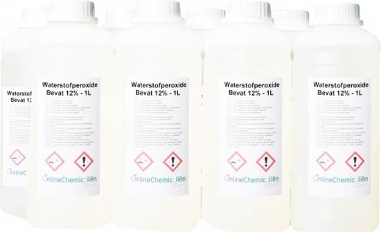 Waterstofperoxide 12% – Hydrogen Peroxide – Zuurstofwater ...