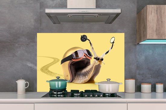 Spatscherm Keuken - Kookplaat Achterwand - Spatwand Fornuis - 120x80 cm ...