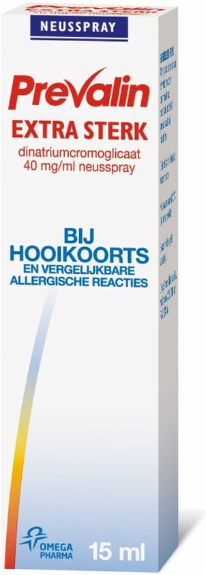 Prevalin Extra Sterk Neusspray Dinatriumcr 40 mg/ml - 3 x 15 ml | bol.com
