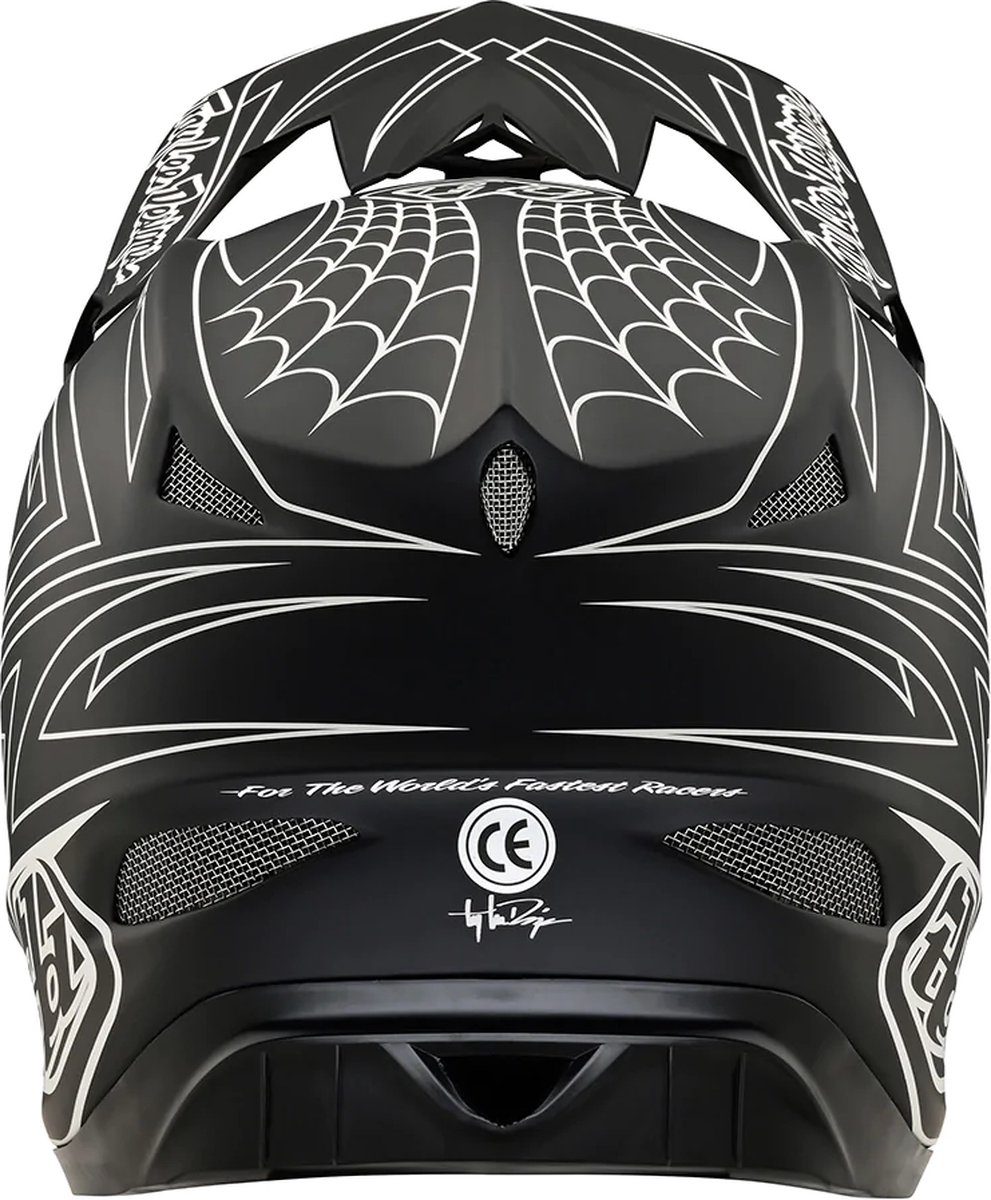 TLD D3 Fiberlite Spiderstripe Black Helm - Maat M | bol.com