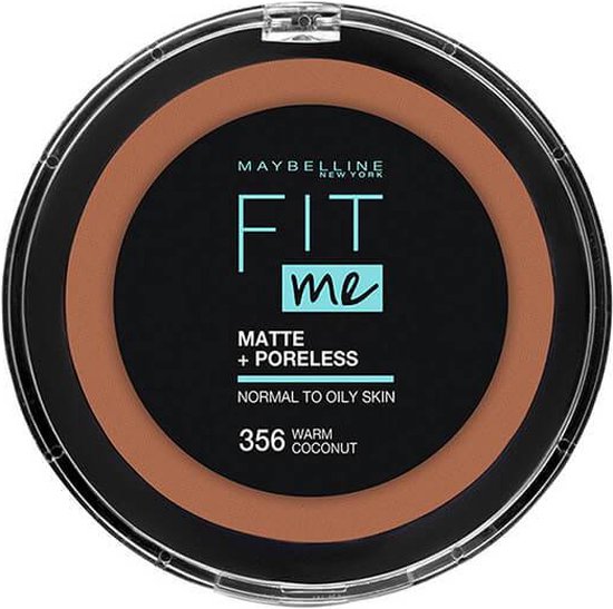 Maybelline Fit Me Matte + Poreless Compact Poeder - 356 Warm Coconut ...