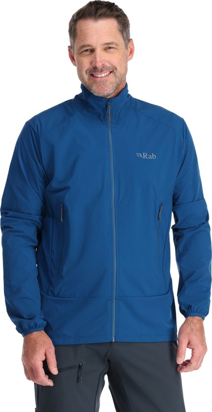 Rab Borealis Tour Jacket - Softshell - Heren - Blauw - Maat XL | bol