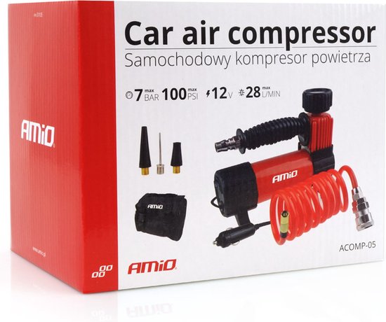 Auto luchtcompressor - 12V | bol