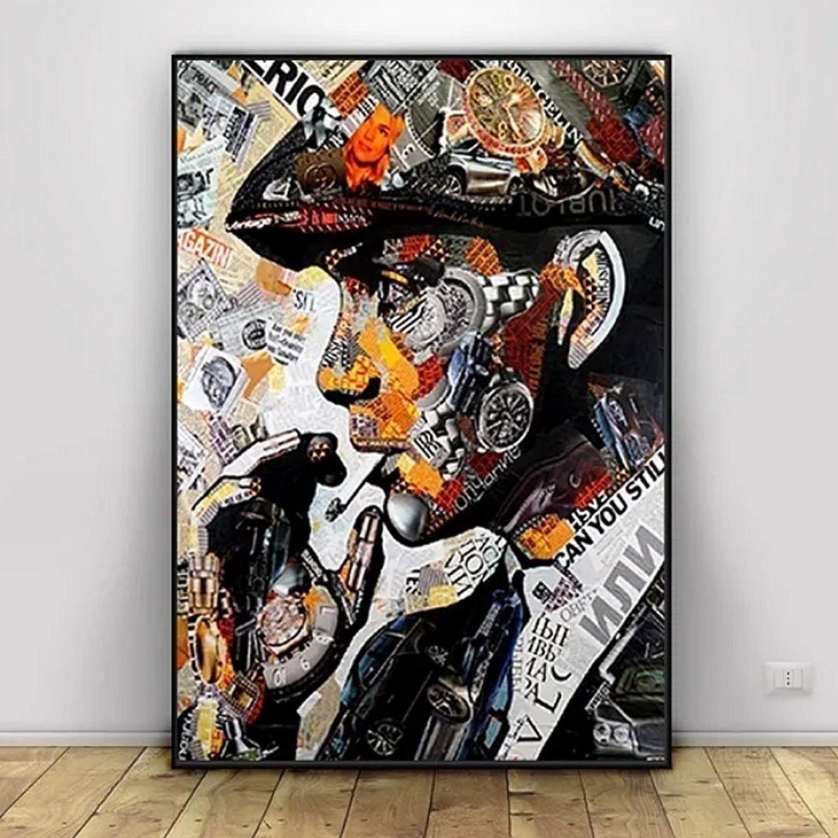 Allernieuwste.nl® Canvas Schilderij Peaky Blinders Modern Graffiti - TV serie - kleur... | bol.com