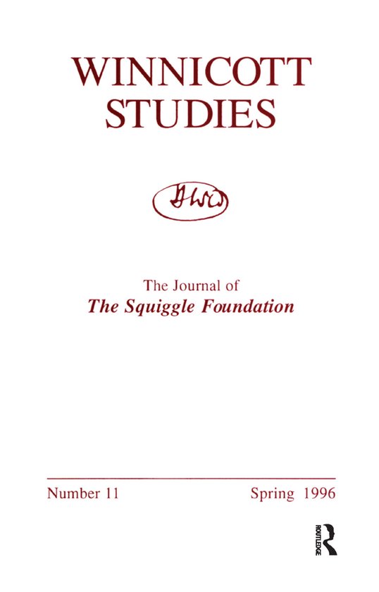 The Winnicott Studies Monograph Series- Winnicott Studies, Laurence ...
