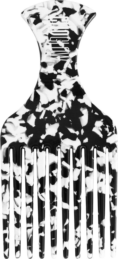CLIQGLOW Black Marble Afro Comb Large - Limited Edition | bol.com