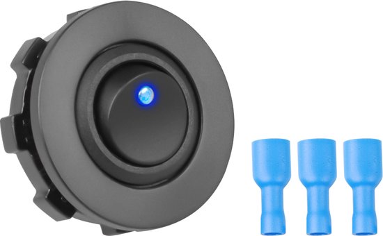Inbouw Schakelaar [TOT20AMP] [BLAUW-LED] | bol