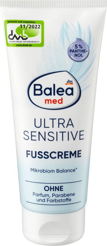 Balea MED Voetcrème Ultra Sensitive, 100 ml | bol