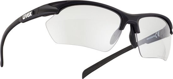 Uvex Fiets zonnebril unisex Zwart M / UV Sportstyle 802 Small Vario Black M/Smoke -... | bol