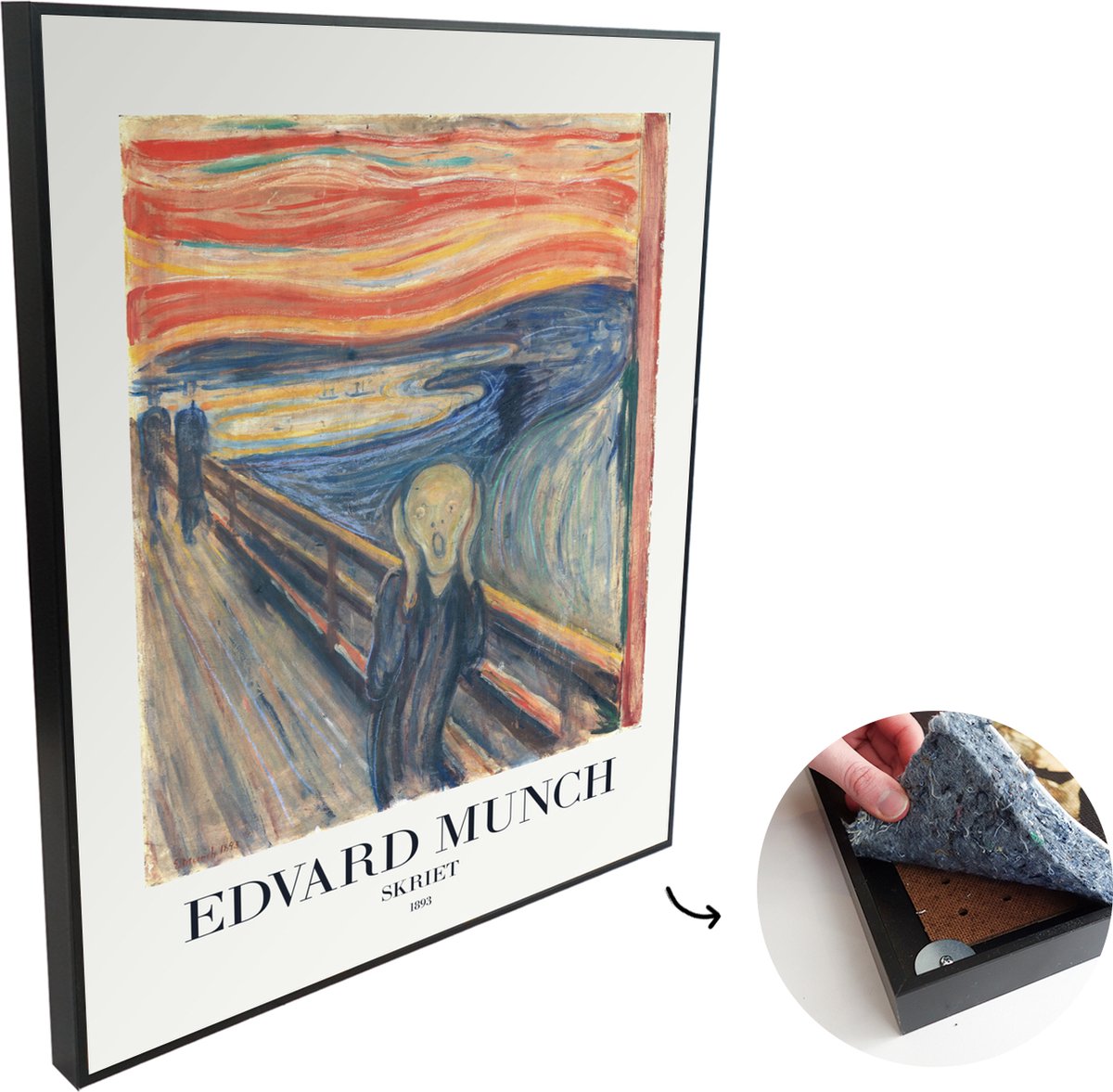 Schilderij - Schreeuw - Munch - Oude meesters - Kunst | bol.com