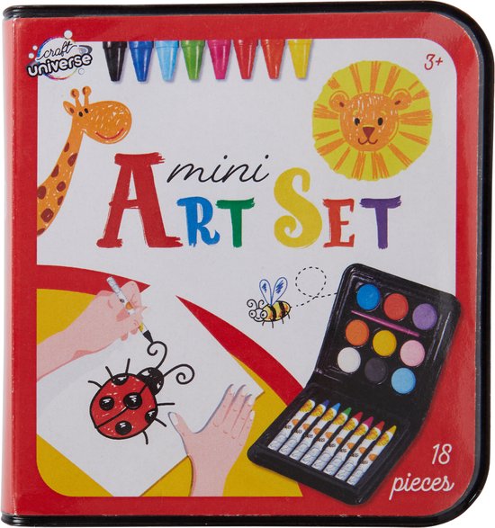 Craft Universe mini art set - 18x Kleurpotloden - Kleurpalett ...