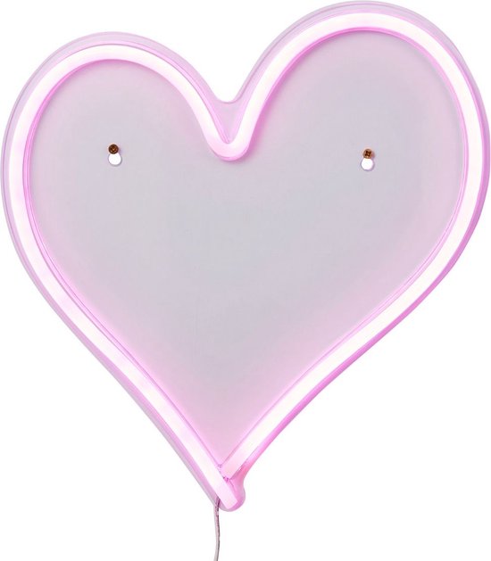 Neon led lamp Hart Roze Neon Sign | bol