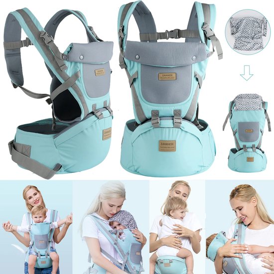9 in 1 - Ergonomische Babydrager - Kinderdrager - Buikdrager ...