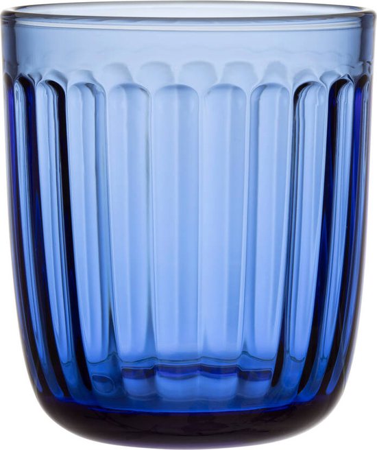 Iittala - Raami glas 26 cl ultramarijnblauw set van 2 | bol