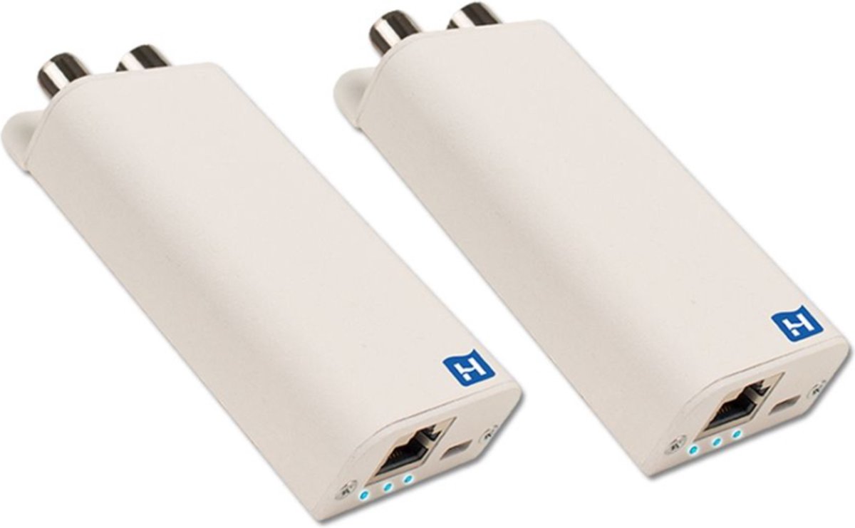 Hirschmann INCA 1G + USB SET SHOP Gigabit internet over coax set / wit ...