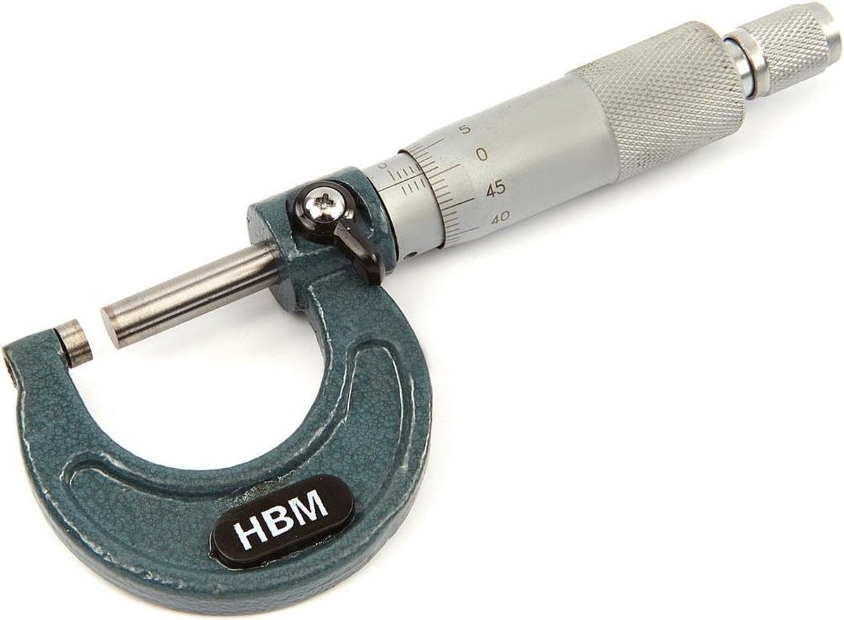 Micromètre extérieur analogique HBM 0-25 mm. Modèle 2 | bol.com