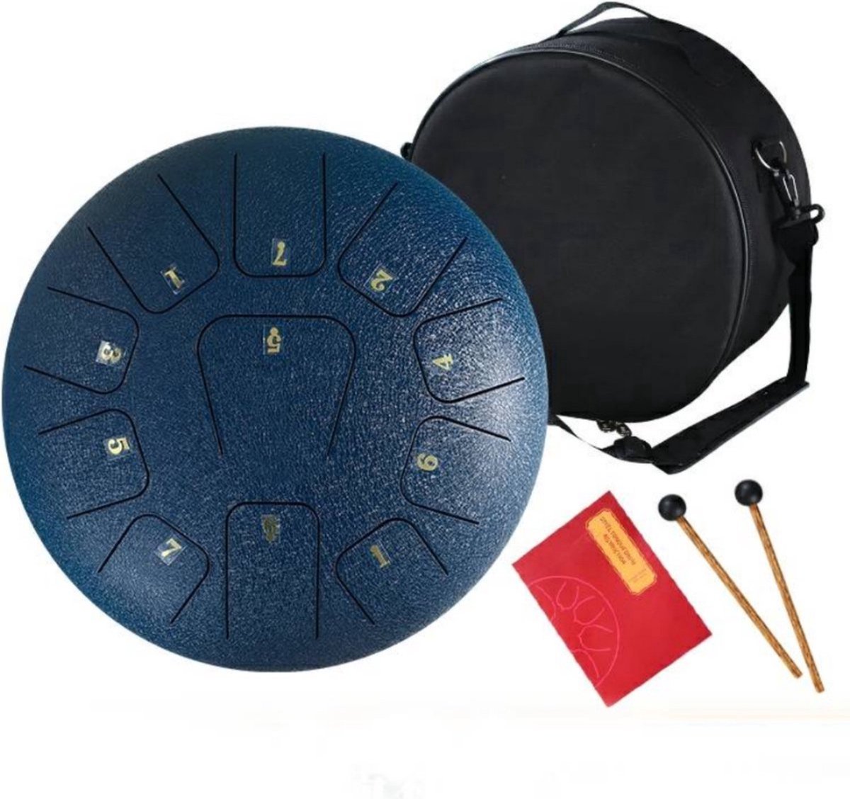 Handpan met Lesboek - Handpan 23CM Extra Groot - Handpan Tongue Drum ...