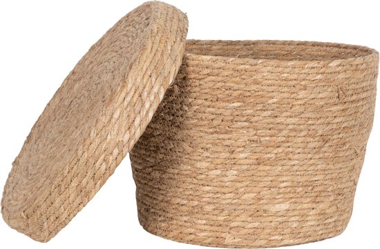 Mand Rotan - Bruin - Rond - Ø37cm - Groot - Mand Dorian - Giga Meubel | bol