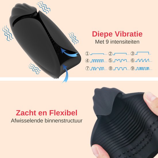 Nappex Pocket Pussy Vibrator Sex Toys Voor Mannen Masturbator Voor