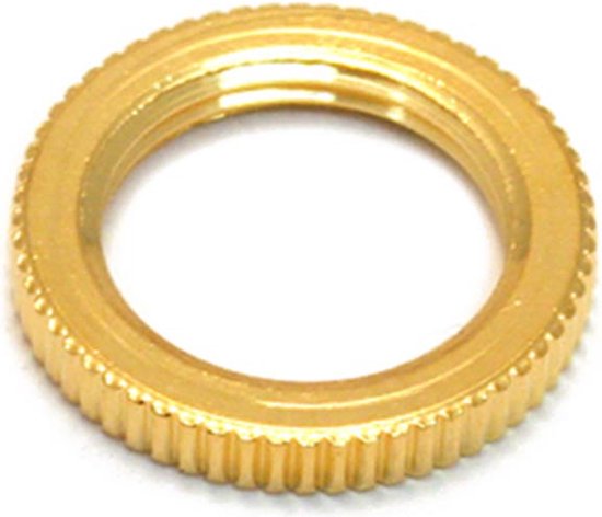 toggle switch nut, gold | bol