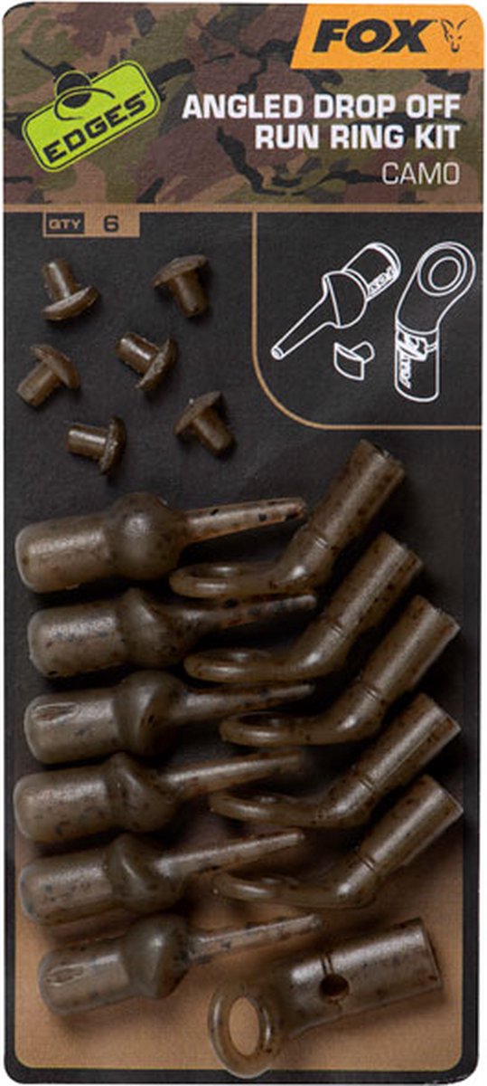 Camo Angled Drop Off Run Rig Kit X6 Edges Fox | bol.com