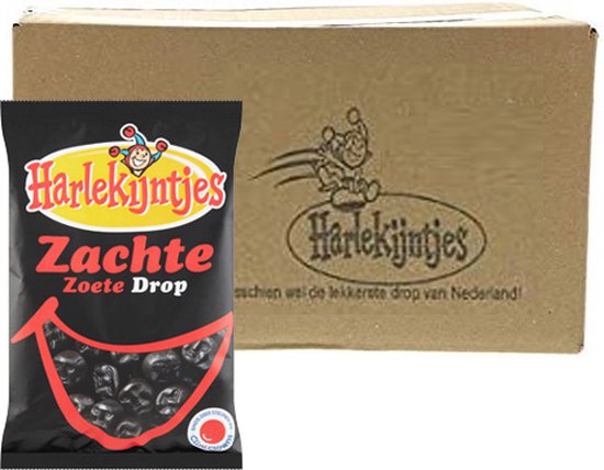 Harlekijntjes - Zachte Zoete Drop - 12x 300g | bol.com